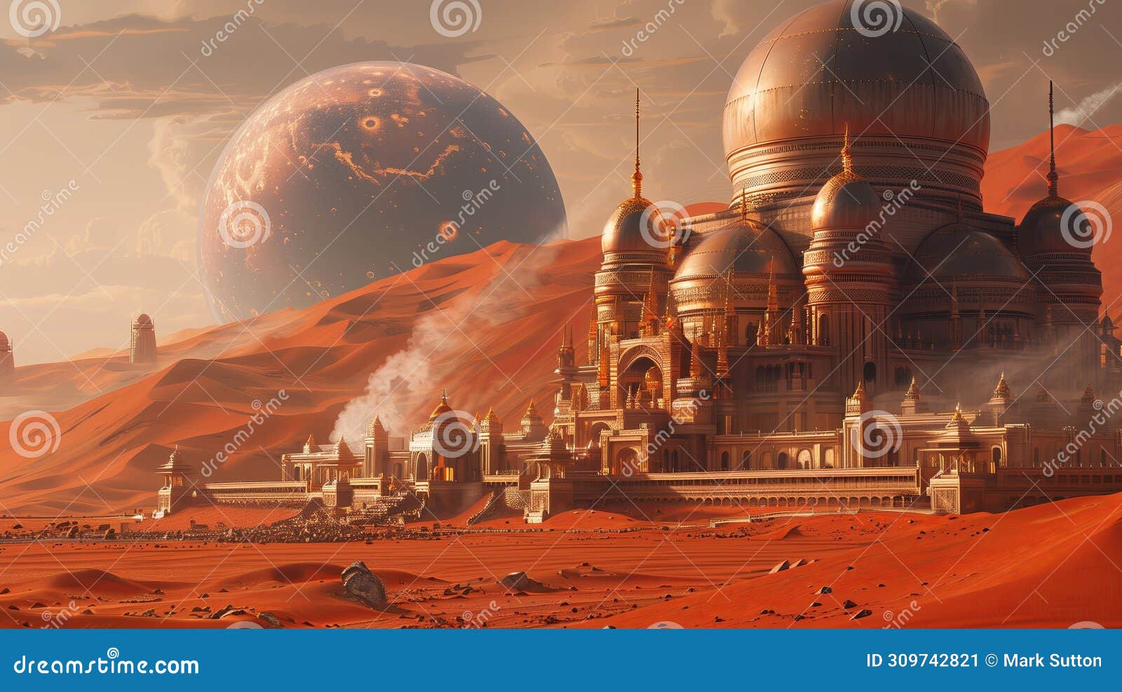 Celestial Mechanics: Steampunk Observatory on the Lunar Frontier Stock ...