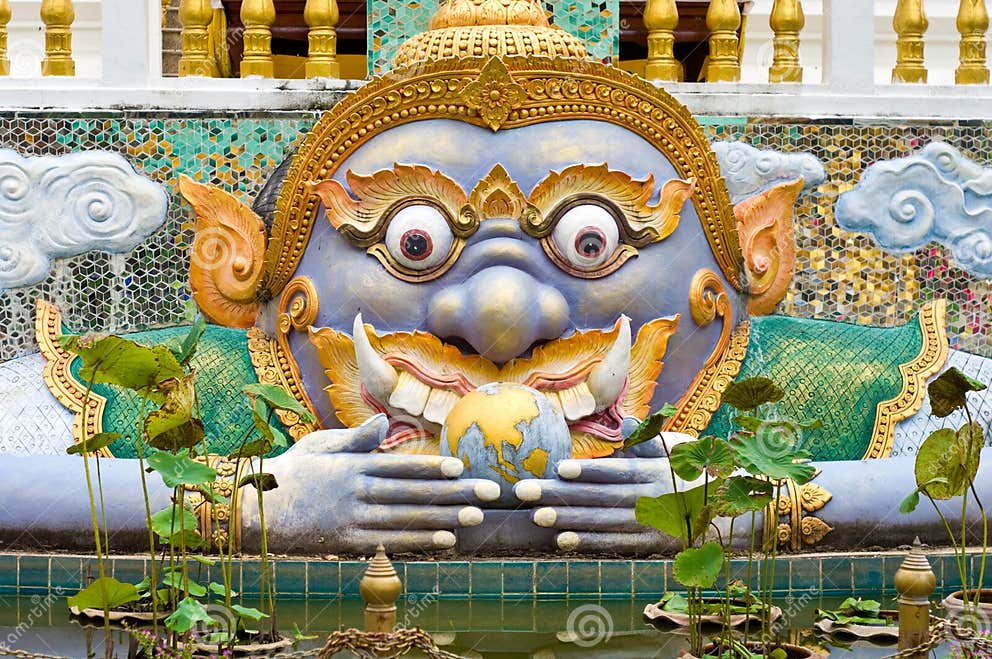 Celestial monster statue stock photo. Image of background - 22681174