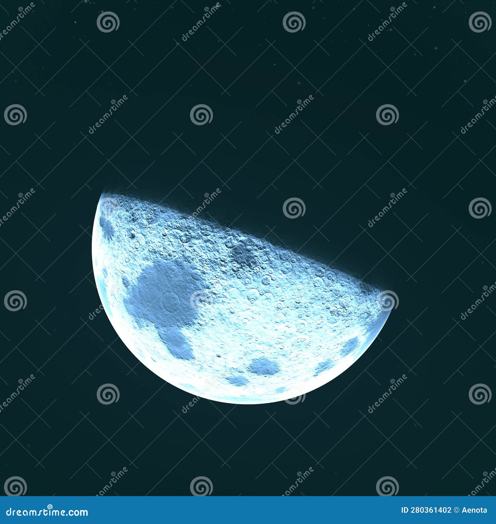 Celestial night body Moon stock illustration. Illustration of cosmos ...