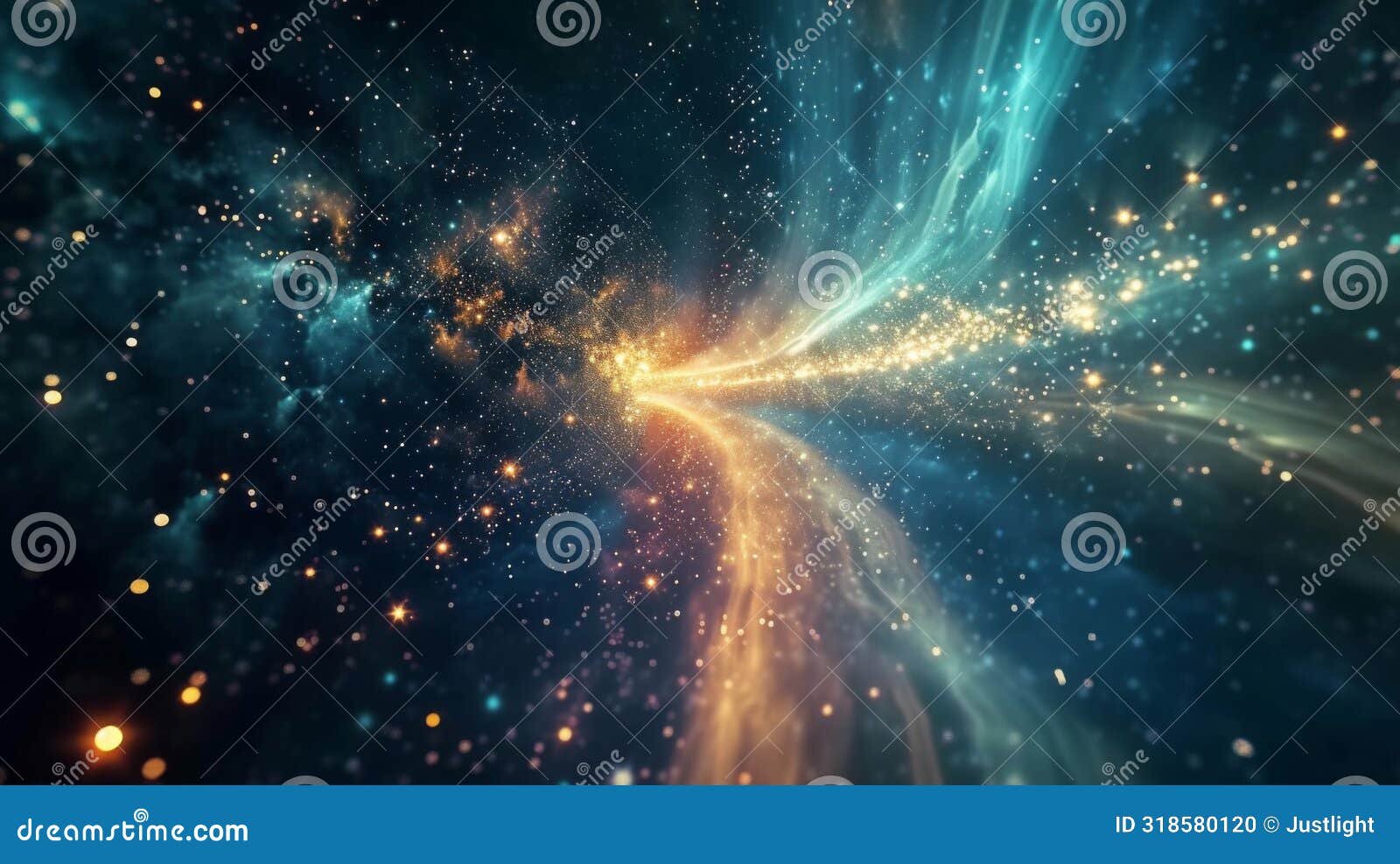 A Celestial Pathway Winds through the Midnight Sky Threading through ...