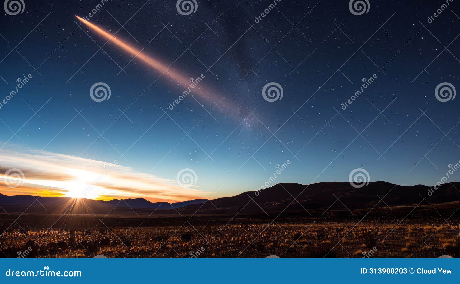 Meteorite Background Cartoon Vector | CartoonDealer.com #67519917