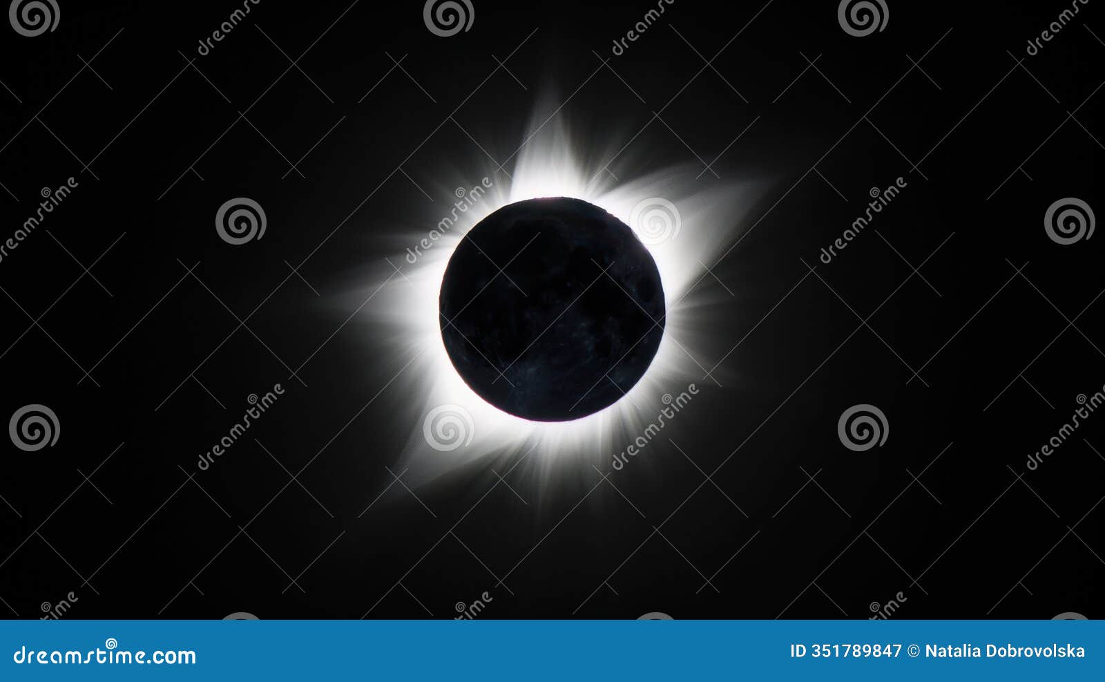 Celestial Phenomenon of Solar Eclipse with Perfect Moon-sun Alignment ...