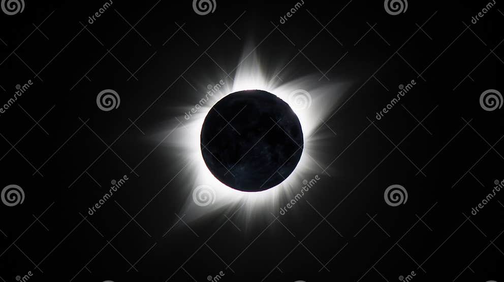 Celestial Phenomenon of Solar Eclipse with Perfect Moon-sun Alignment ...