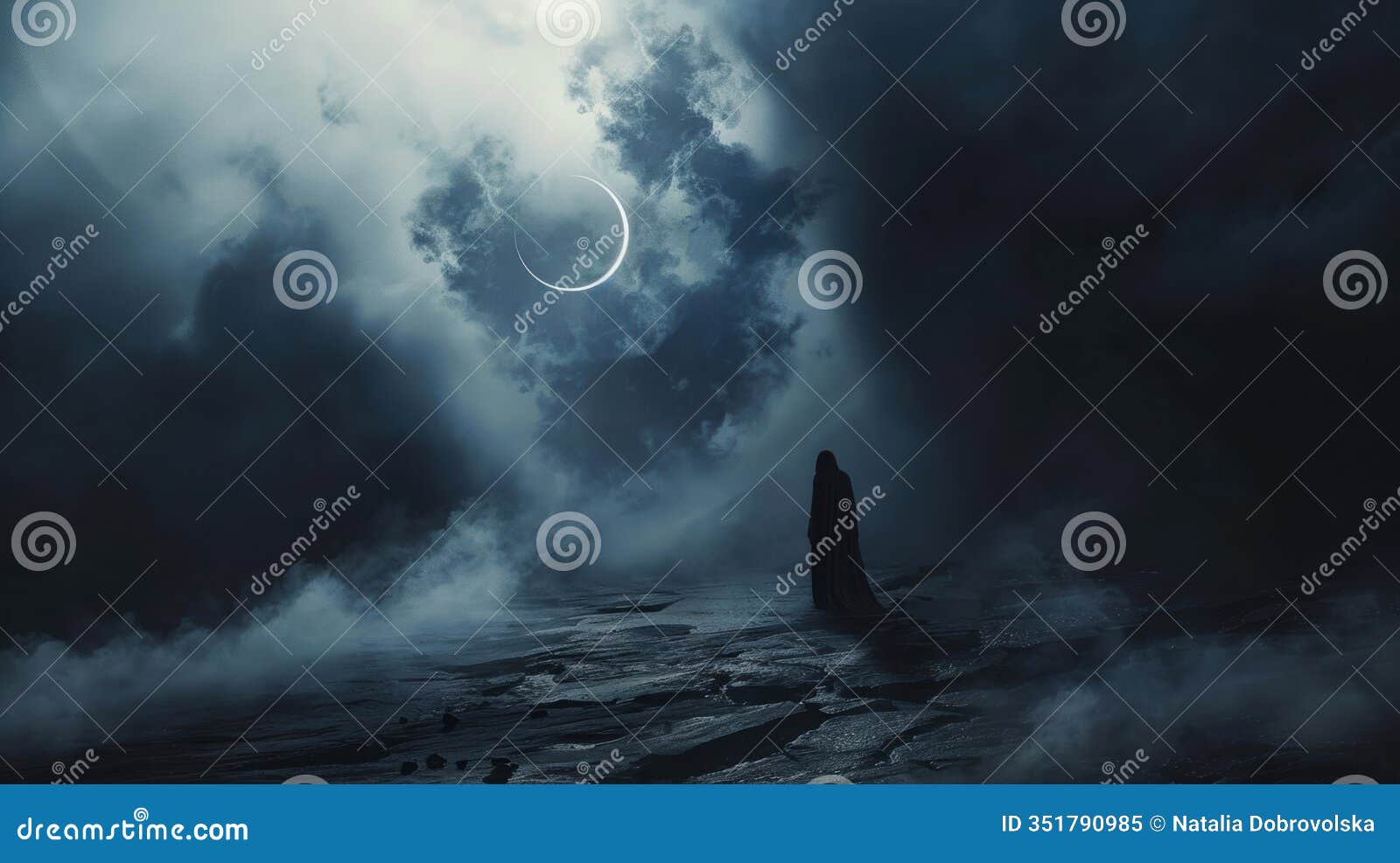 Celestial Phenomenon of Solar Eclipse with Perfect Moon-sun Alignment ...