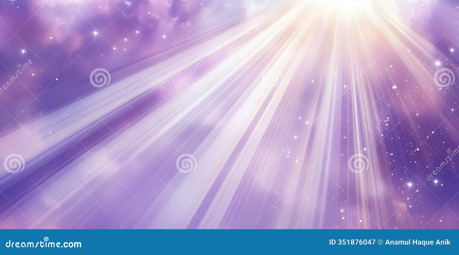 Celestial Rays Purple Galaxy Background with Light Beams Stock ...