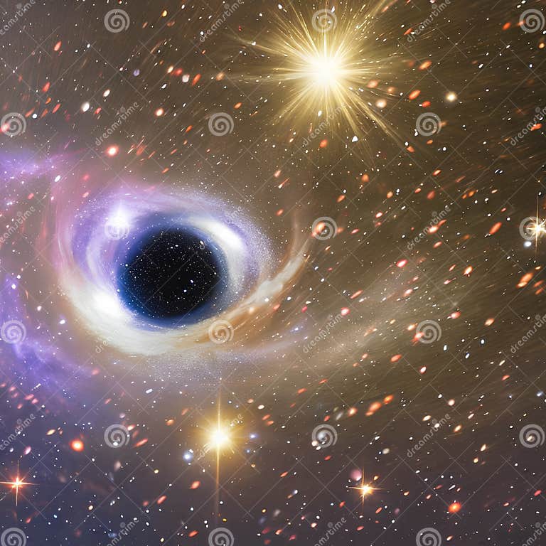 A Celestial Scene of Galaxies Colliding, Stars Exploding, and Black ...