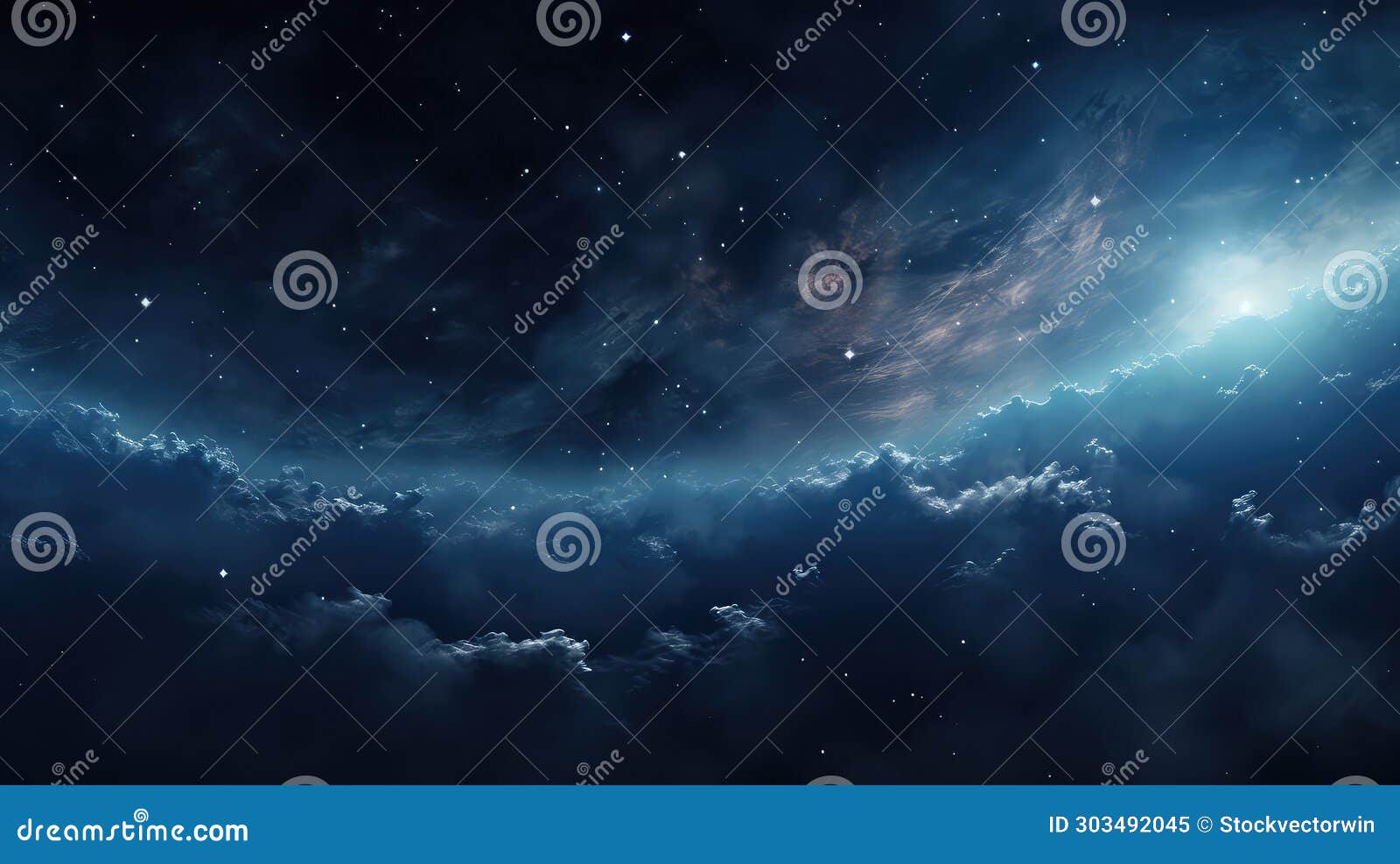 Celestial Space Pink Background Royalty-Free Illustration ...