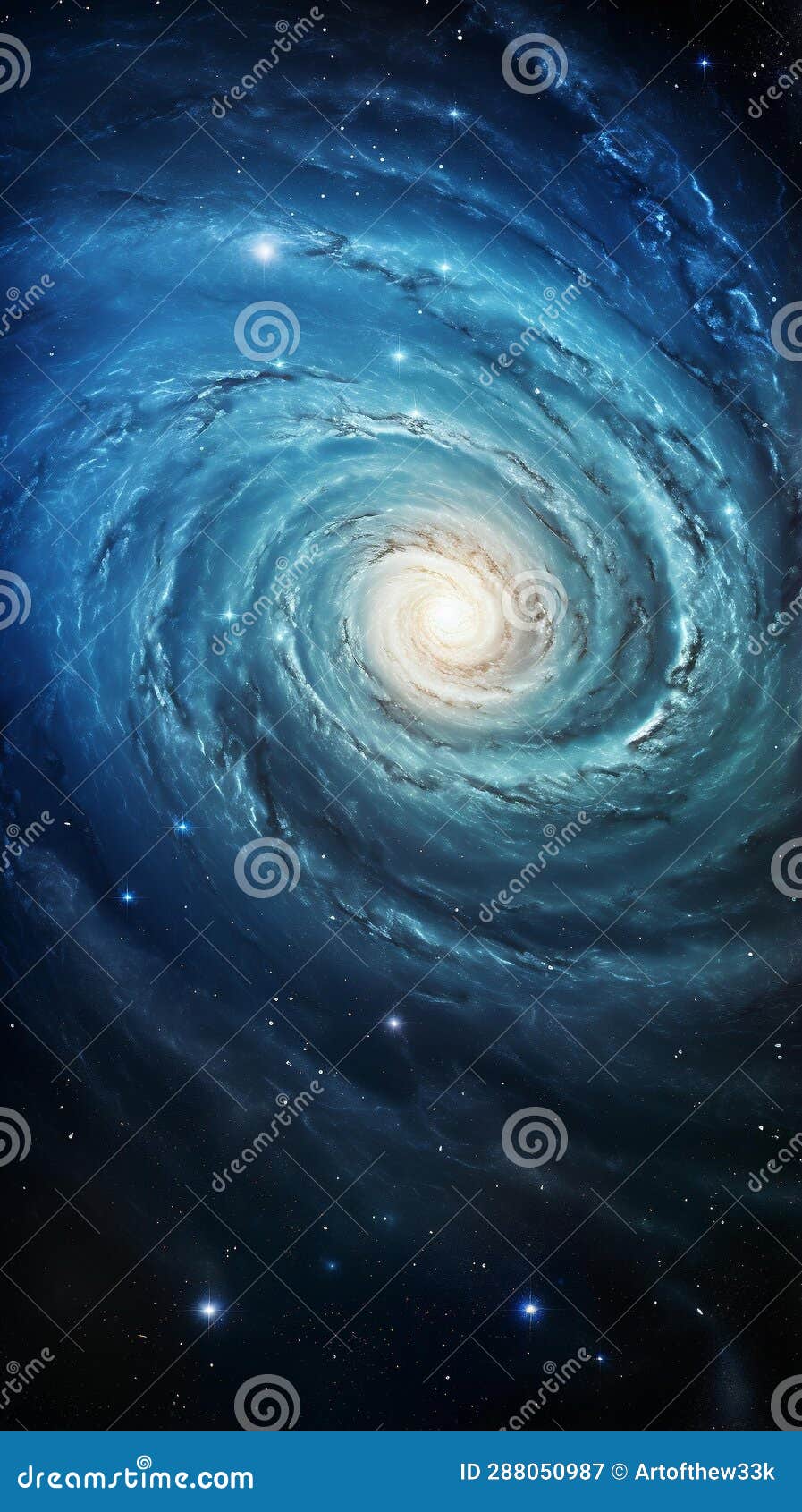 Celestial Splendor: Captivating Andromeda Galaxys Galactic Patterns Stock Illustration ...