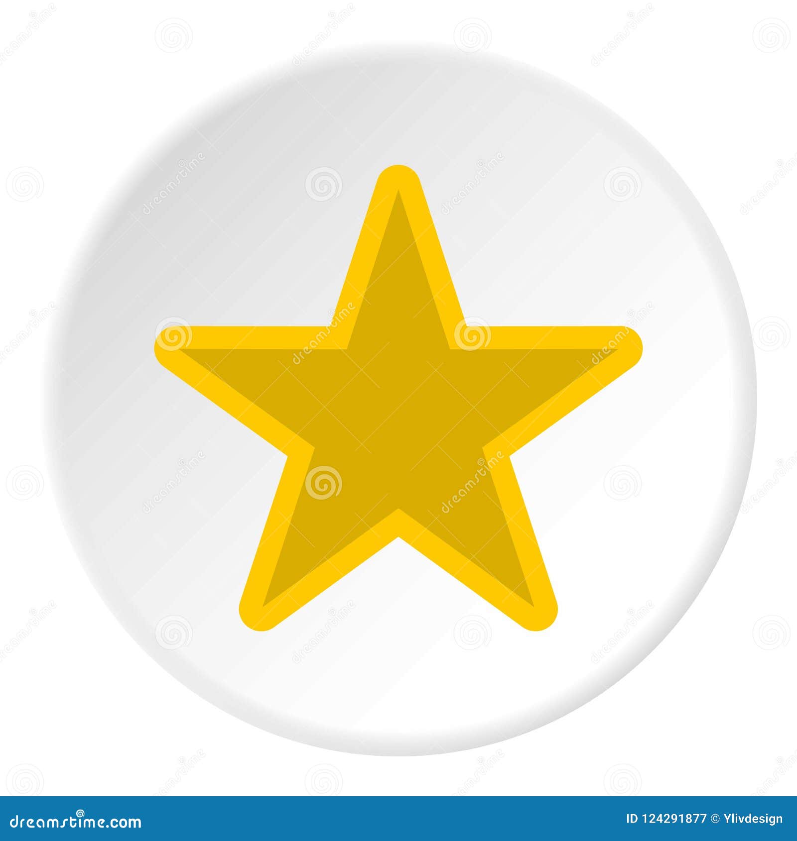 Celestial Star Icon, Flat Style Stock Illustration - Illustration of ...