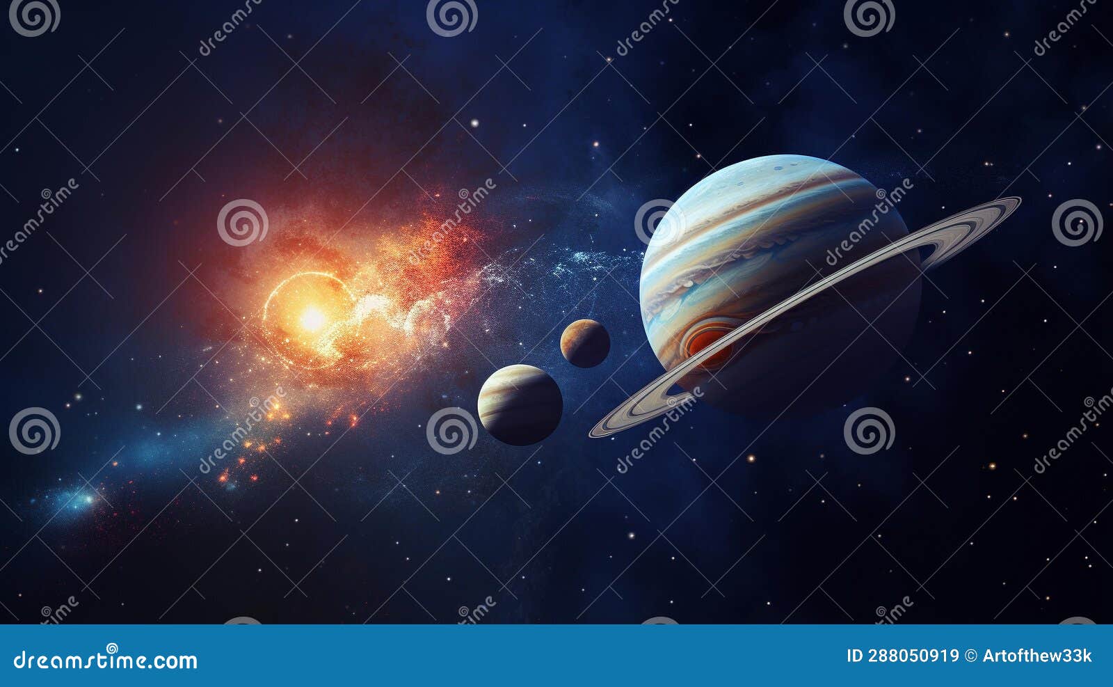 Celestial Symphony: Planetary Alignment of Jupiter, Saturn, Mars, and ...