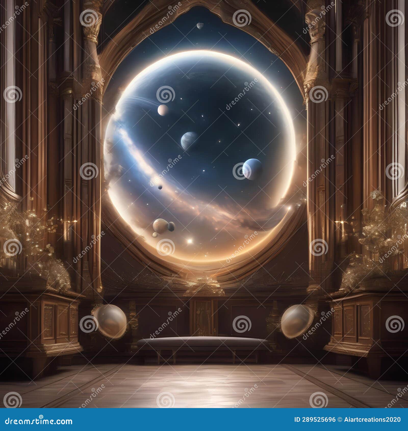 A Celestial Symphony with Planets As Musical Instruments4 Stock ...