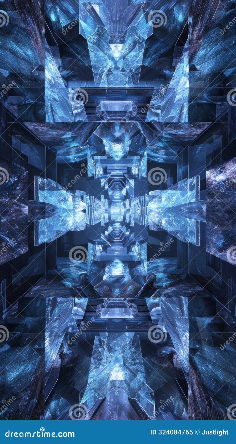 A Celestial Tapestry of Interlocking Squares and Triangles Creating a ...