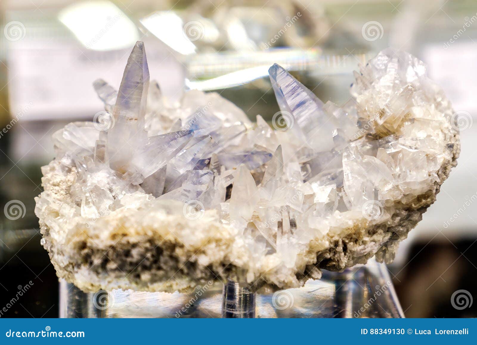 Celestine Mineral Madagascar Stock Photo - Image of jewelry, blue: 88349130