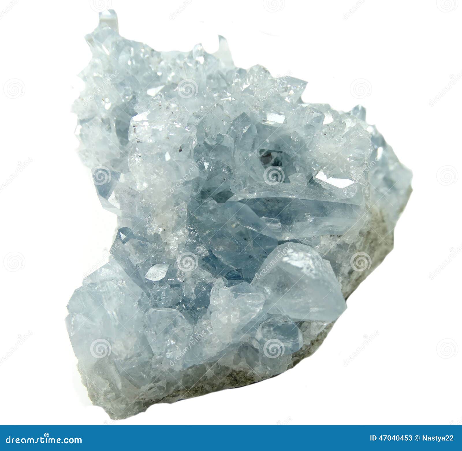 Celestite Geode Geological Crystals Stock Image - Image of geode ...