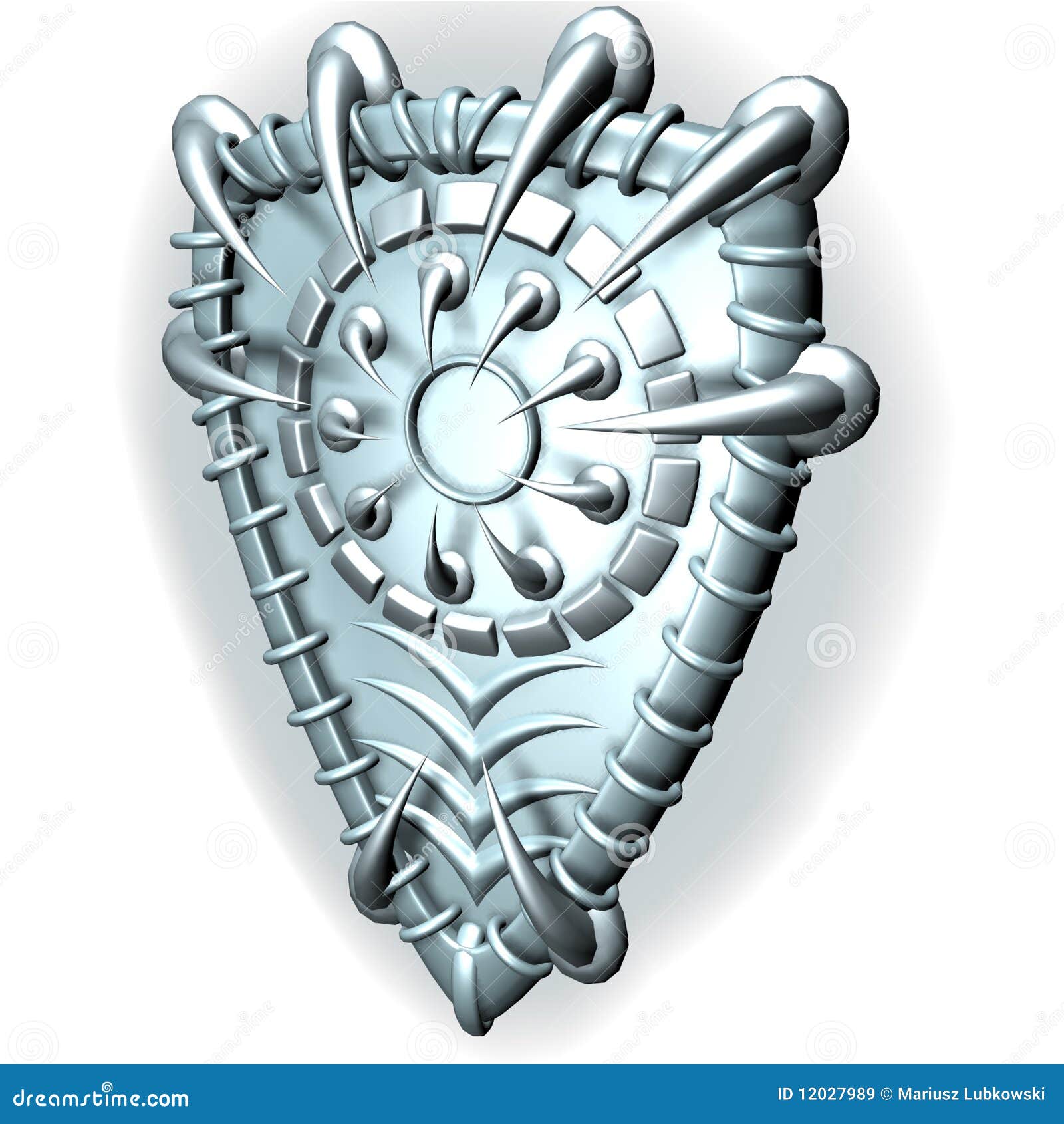 3d Triangle Shield Logo Concept Design. Symbol Graphic Template Element ...