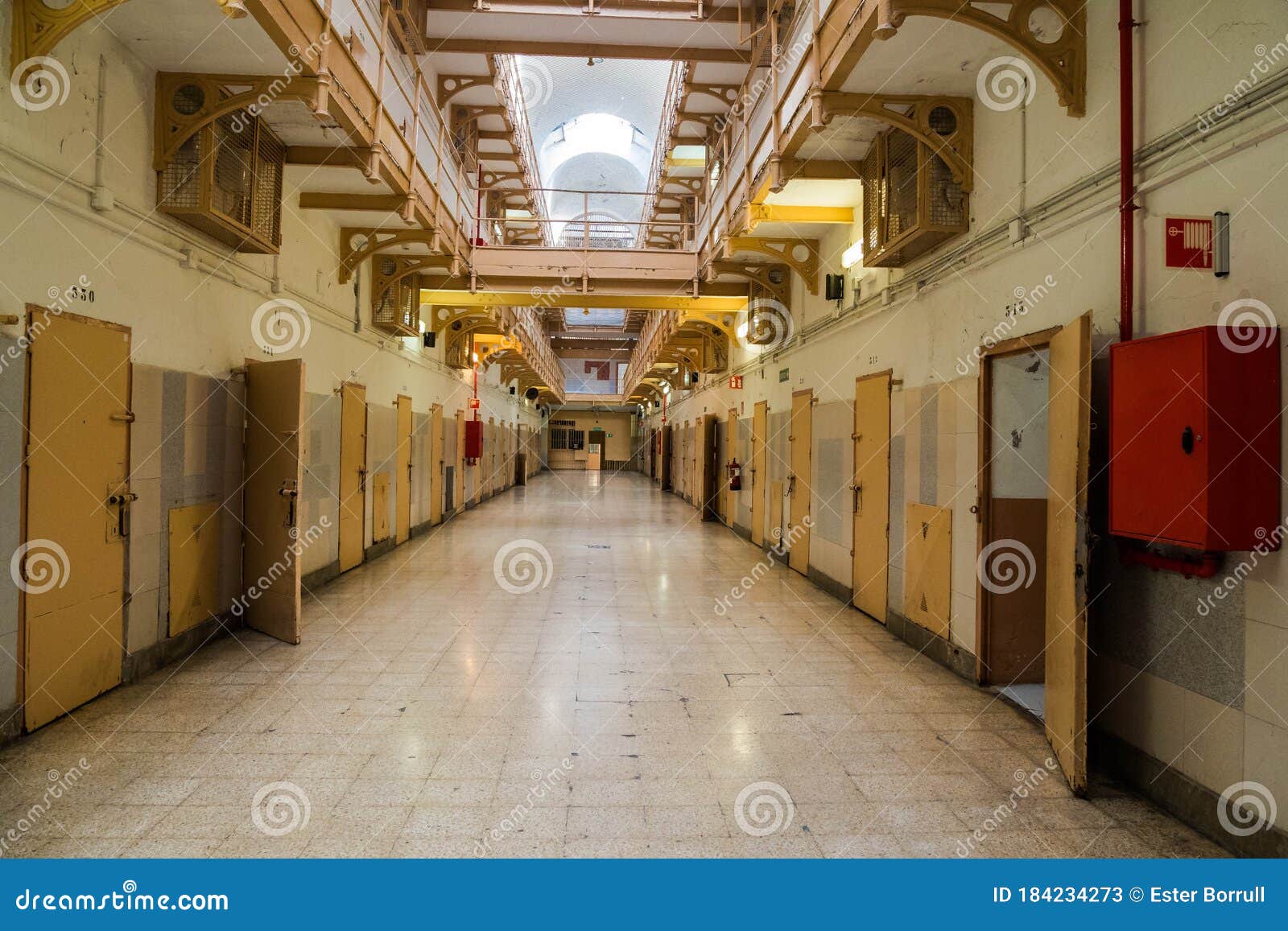 Cell Block at the Prision La Model in Barcelona Editorial Stock Photo ...