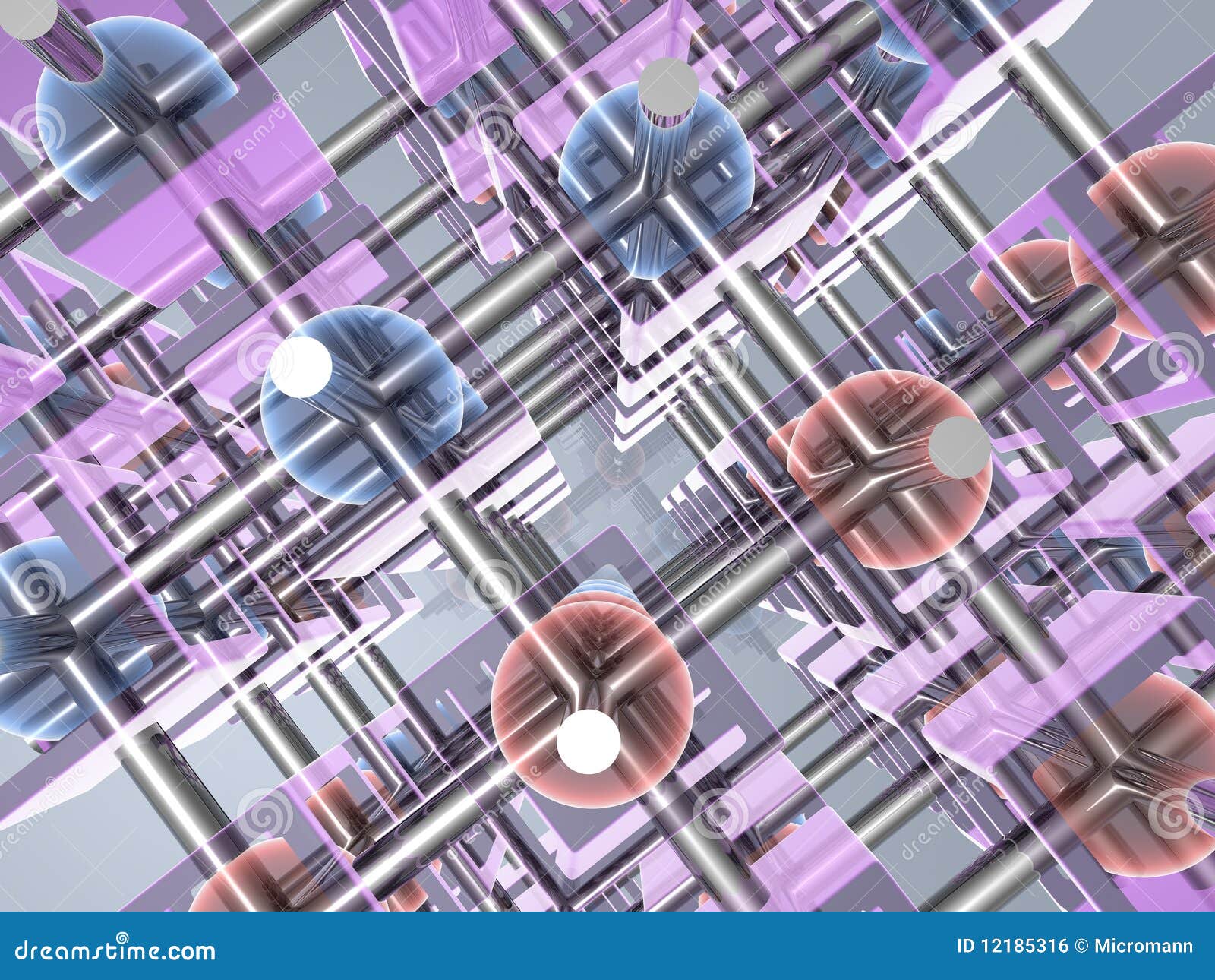 Cell blocks - 3D stock illustration. Illustration of gloss - 12185316