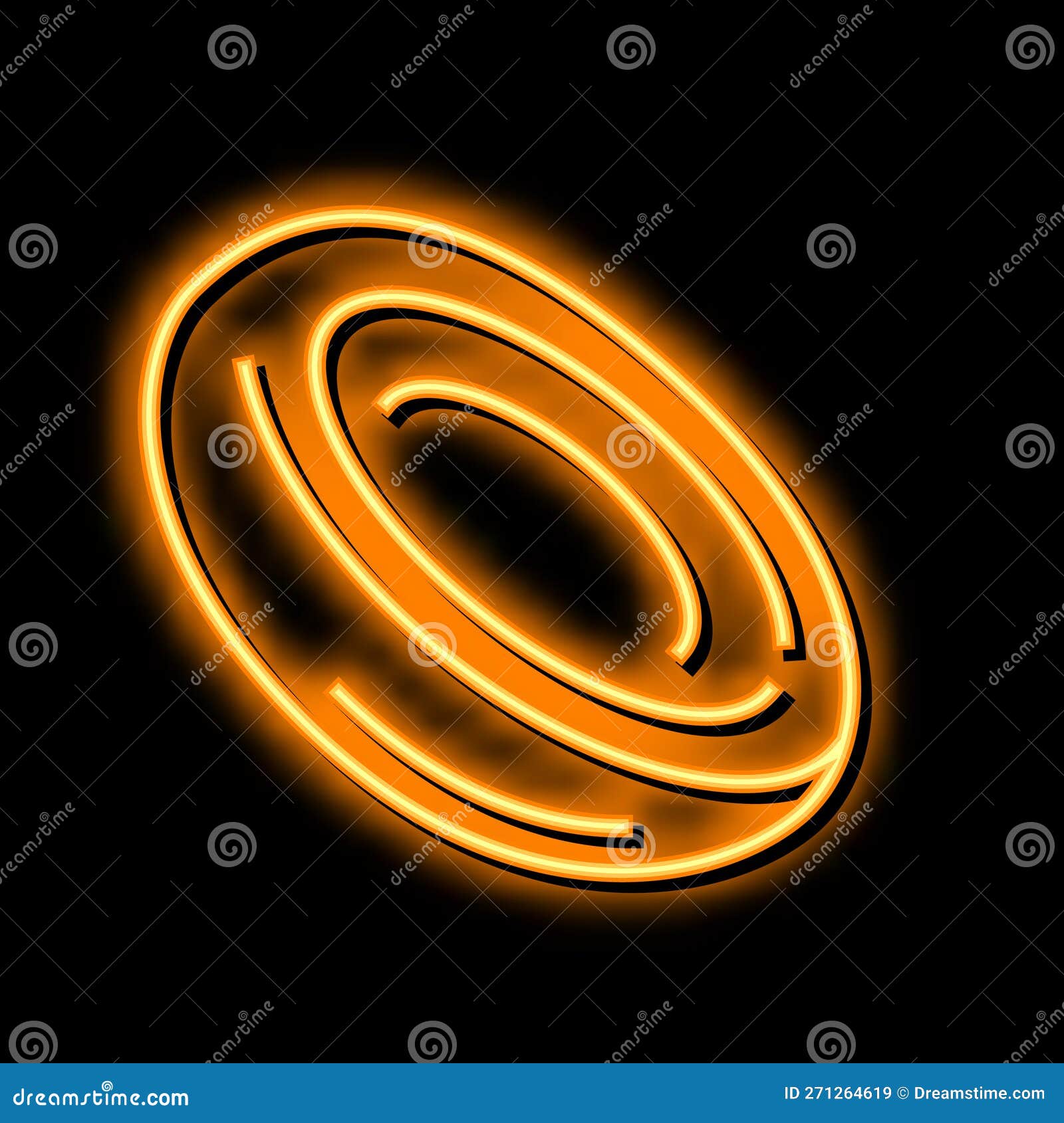 Cell Blood Neon Glow Icon Illustration Stock Vector - Illustration of ...