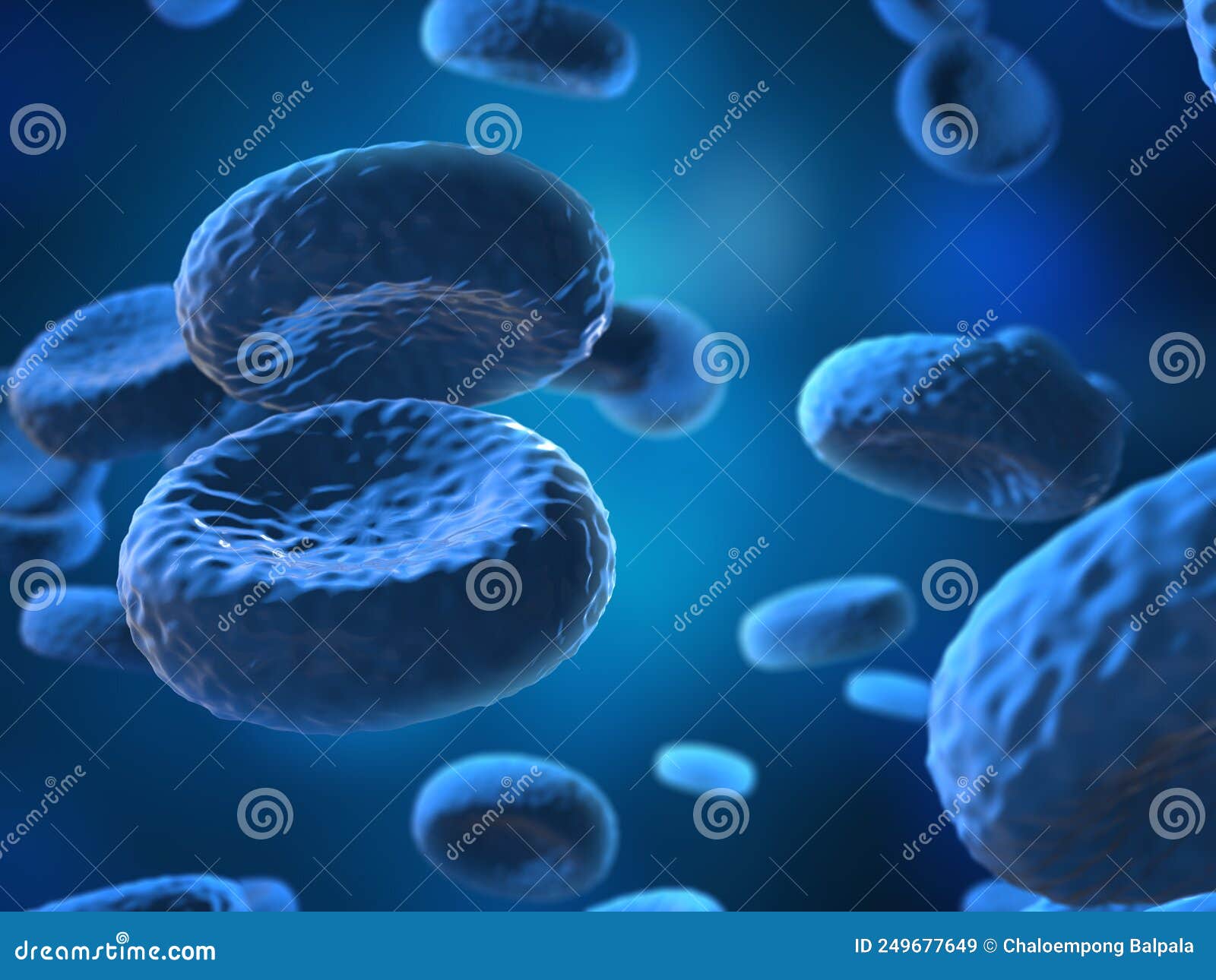 Cell Blue, Human Cell, Animal Cell. Royalty-Free Stock Photo ...