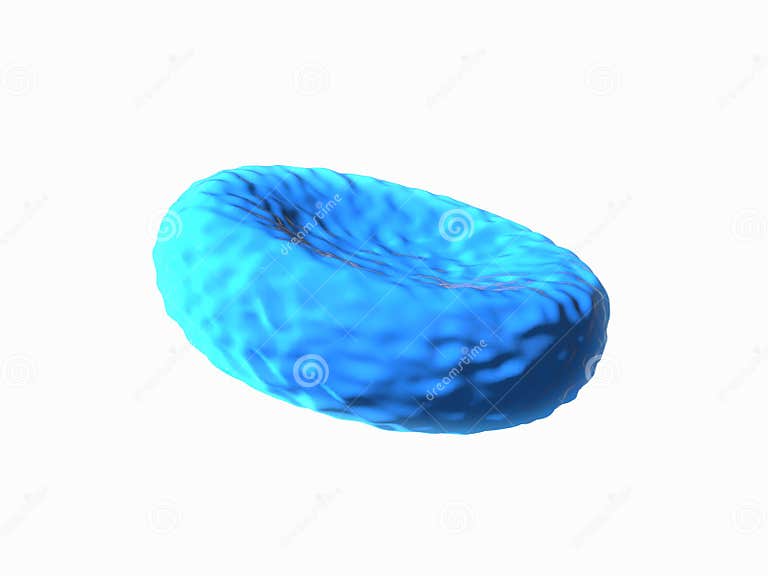 Cell Blue, Human Cell, Animal Cell. Isolate Object Stock Illustration ...