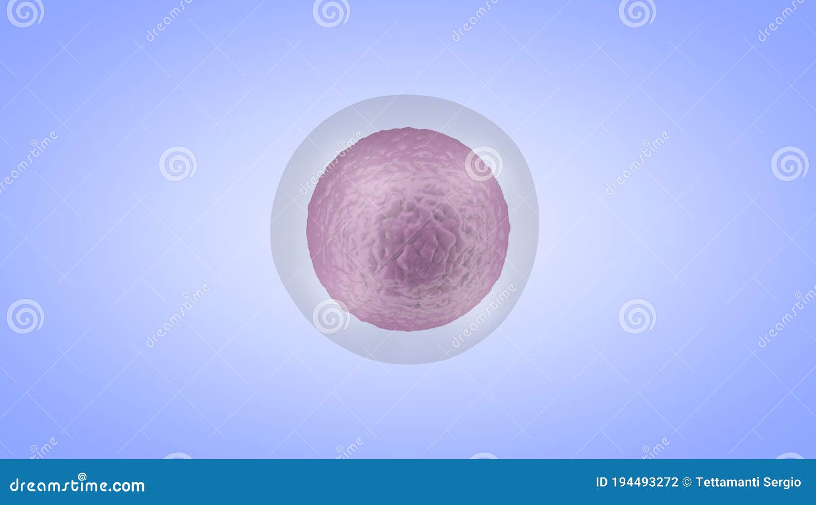 Cell 3D Render Hight Resolution Stock Illustration - Illustration of ...
