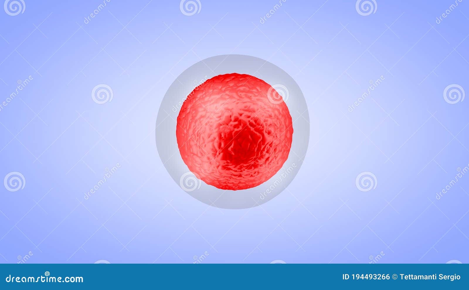 Cell 3D Render Hight Resolution Stock Illustration - Illustration of ...