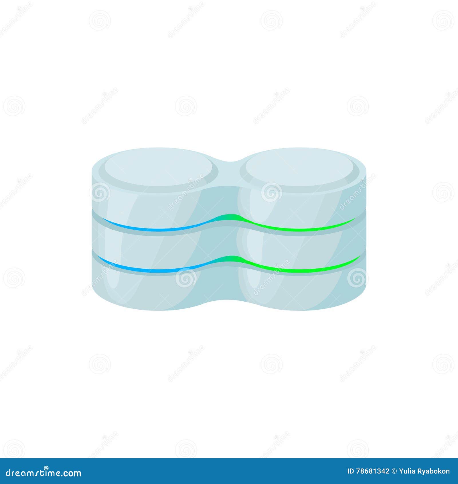 Cell Database Icon, Cartoon Style Stock Vector - Illustration of ...