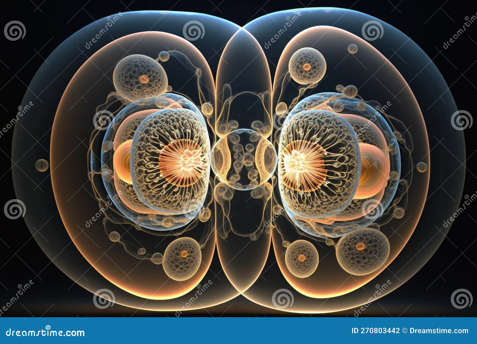 Cell Division or Cell Connection, the Microbiological Process of ...