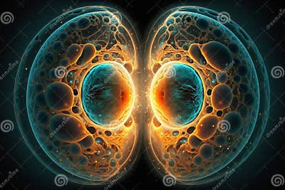 Cell Division or Cell Connection, the Microbiological Process of ...