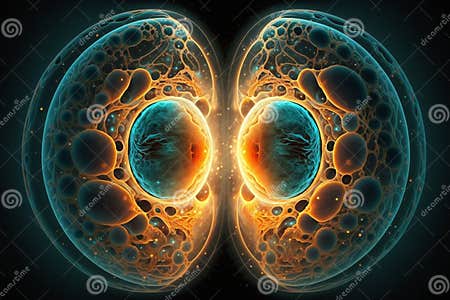 Cell Division or Cell Connection, the Microbiological Process of ...