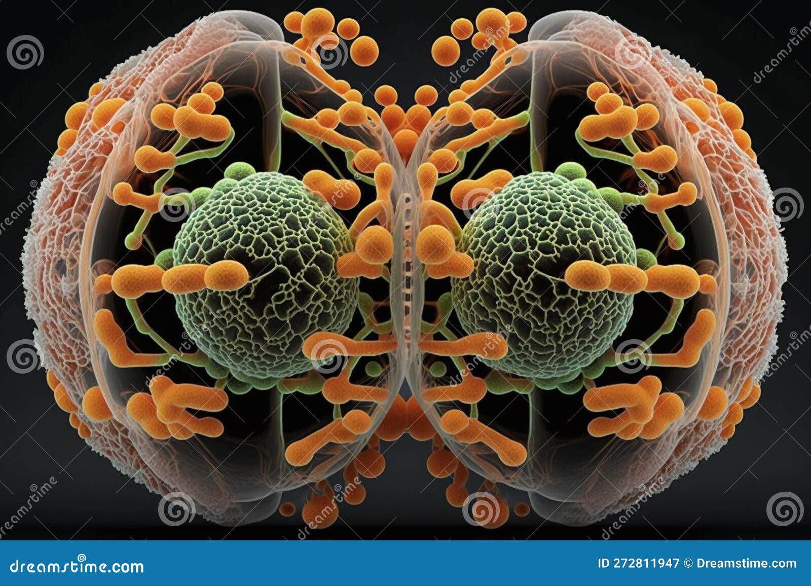 Cell Division or Cell Connection, the Microbiological Process of ...