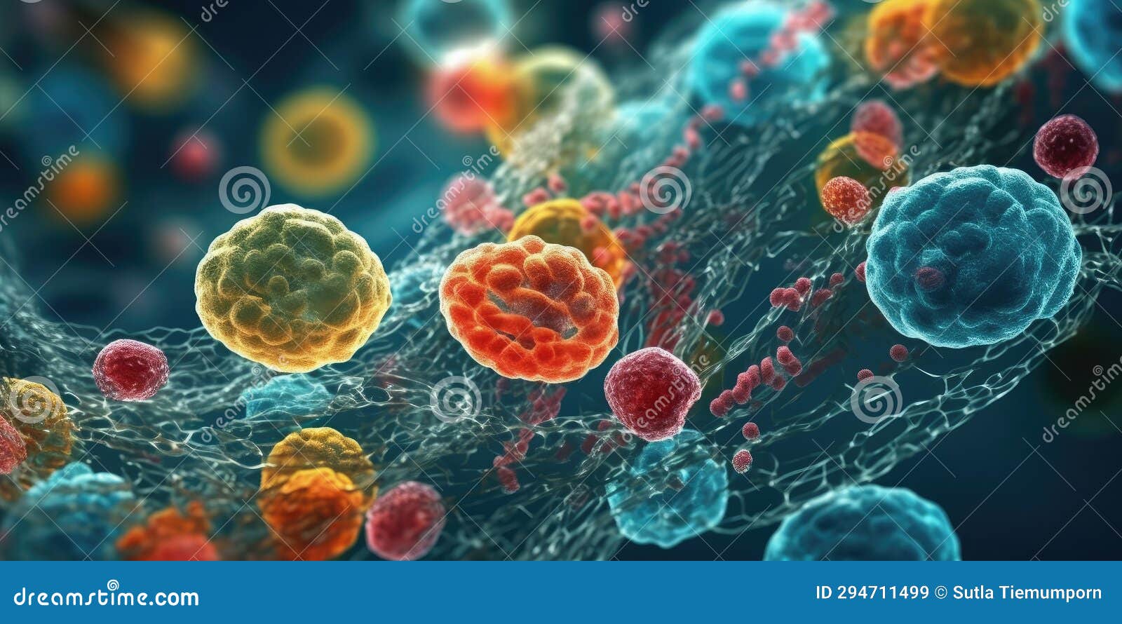 Cell Division or Cell Connection, the Microbiological Process of ...