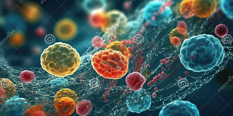 Cell Division or Cell Connection, the Microbiological Process of ...