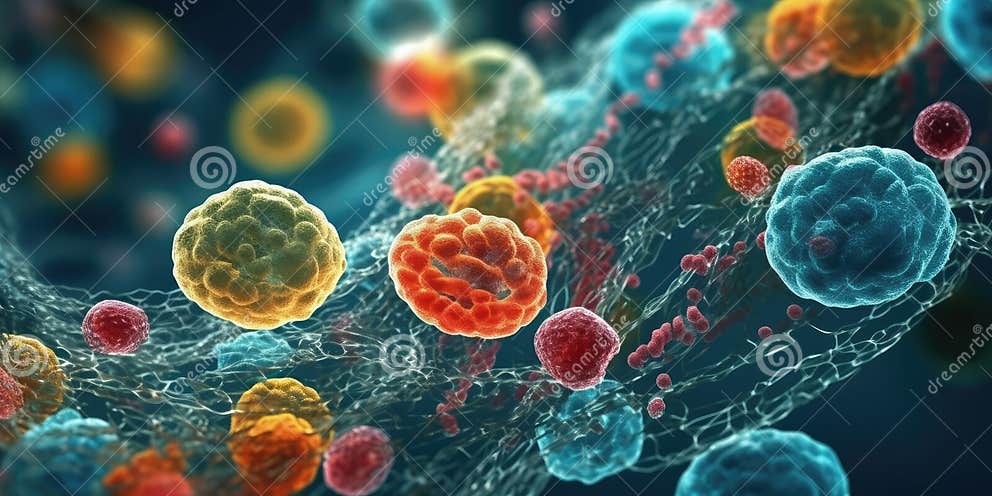 Cell Division or Cell Connection, the Microbiological Process of ...