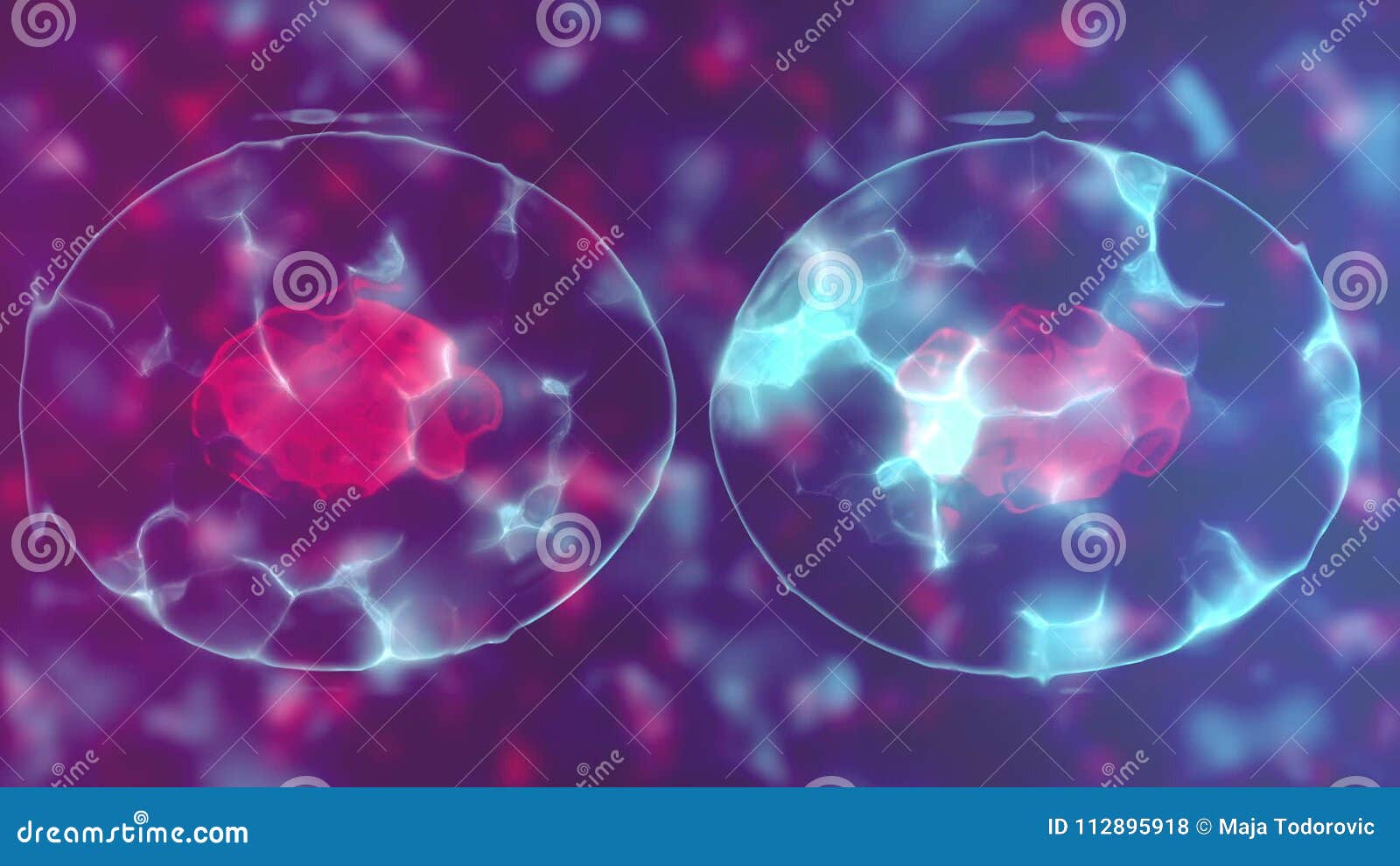 Cell division stock footage. Video of atom, medicine - 112895918