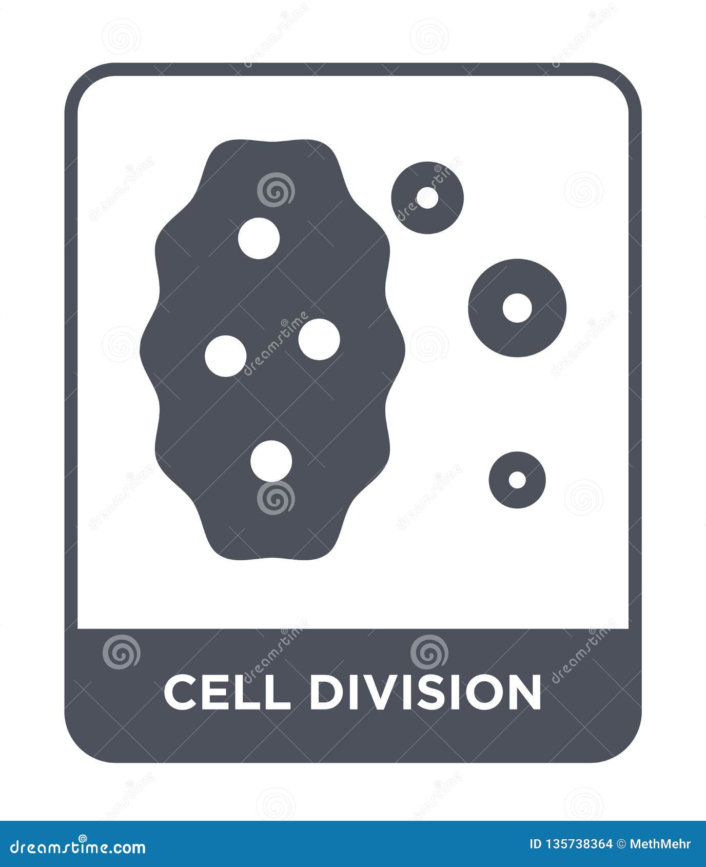 Cell Division Icon in Trendy Design Style. Cell Division Icon Isolated ...