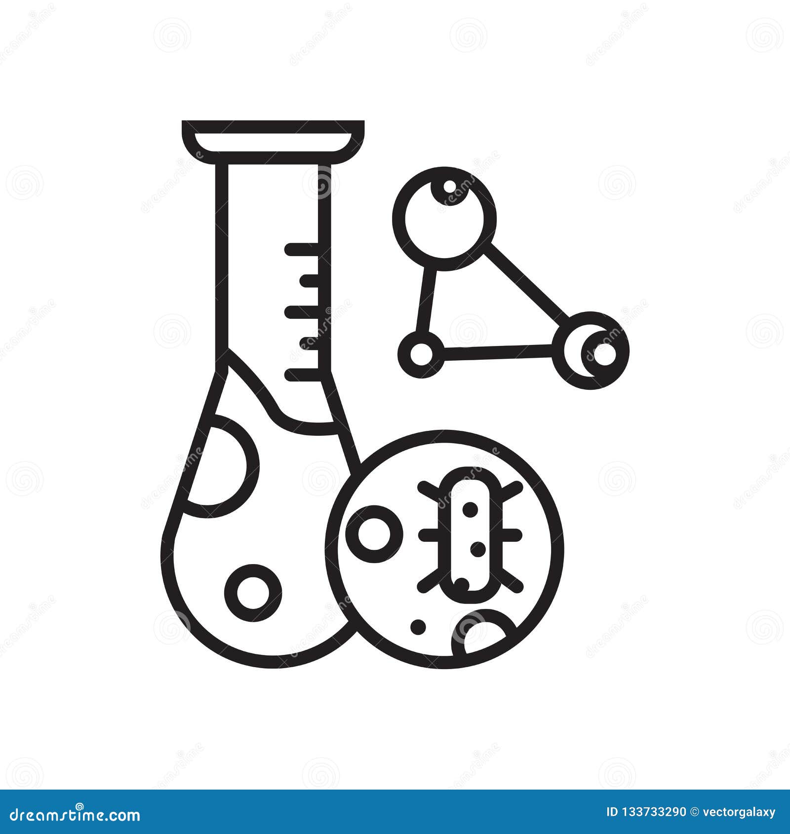 Cell Division Icon Vector Sign and Symbol Isolated on White Back Stock ...