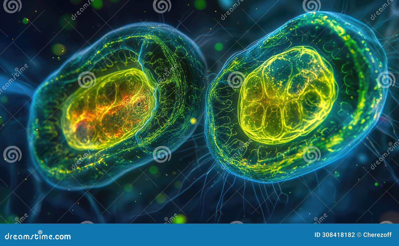 Cell Division Process, Micro Stock Photo - Image of microscope ...