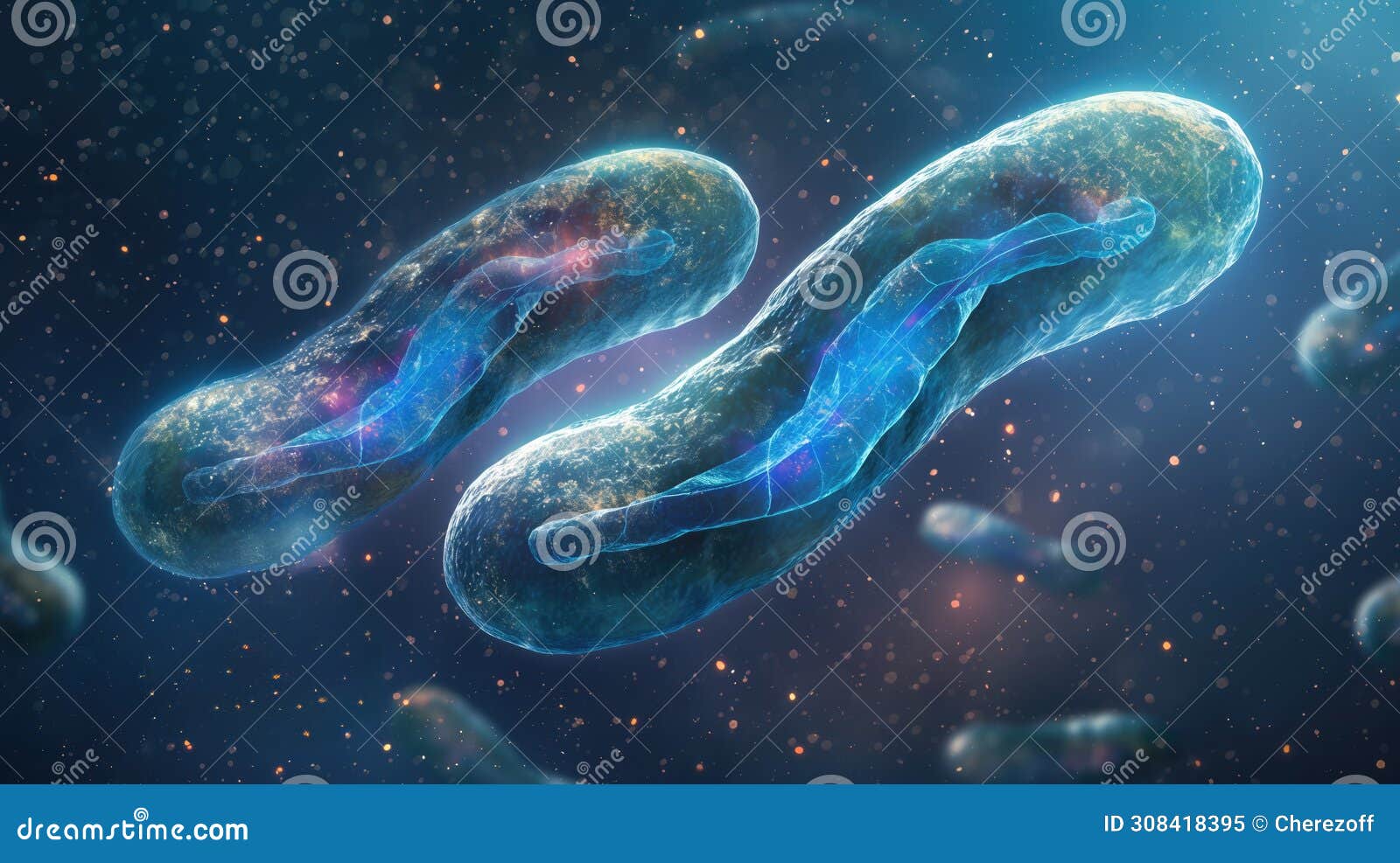 Cell Division Process, Micro Stock Image - Image of membrane, eukaryote ...