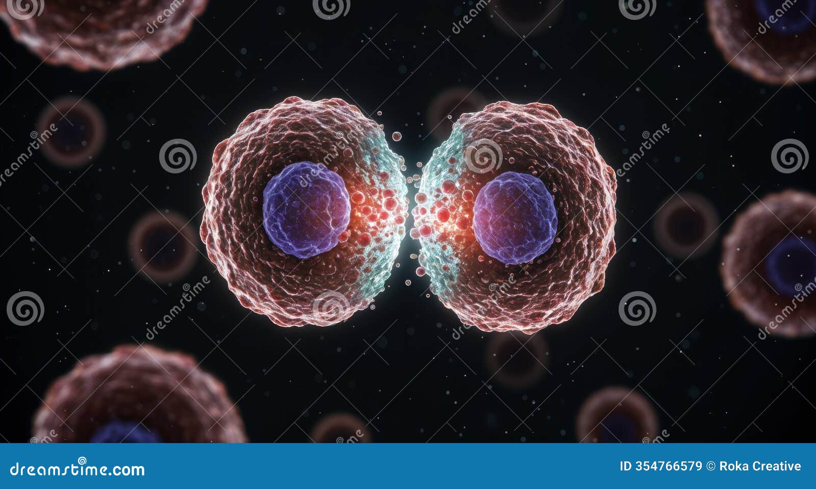 "Cellular Transformation: the Intricate Process of Division" Stock ...