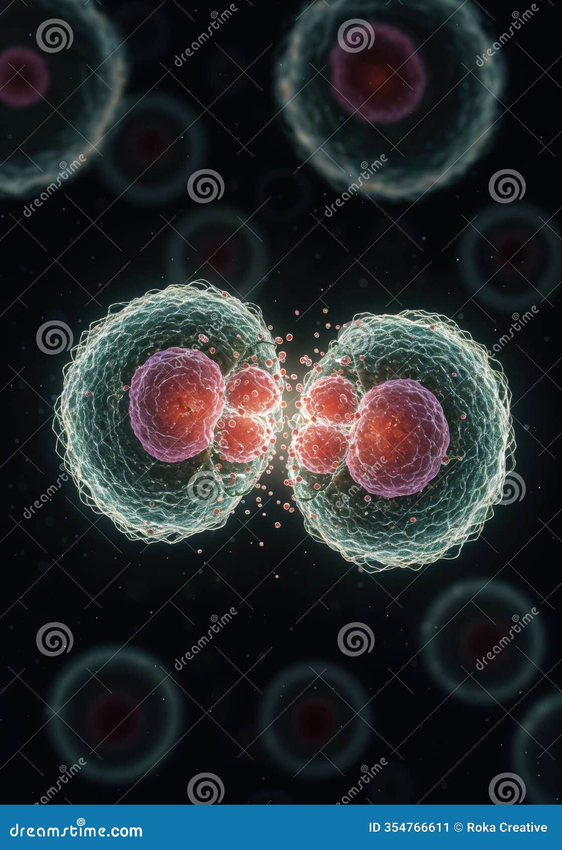 "Cellular Transformation: the Intricate Process of Division" Stock ...