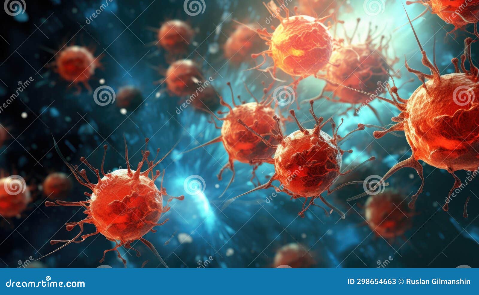 Mitosis Cell Division Under Microscope Cell Division