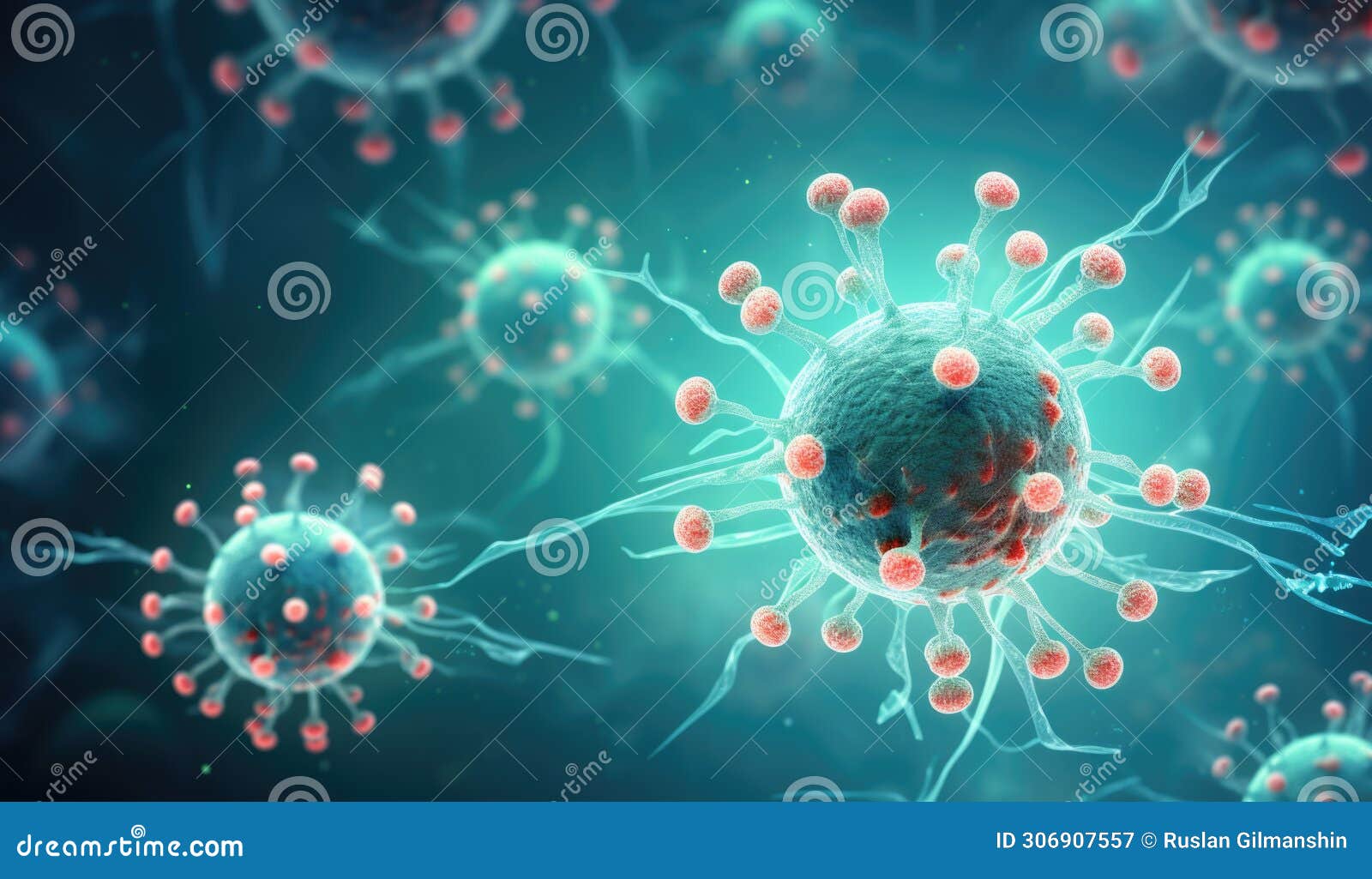 Cell Division Under a Microscope. Cloning Cells Stock Image - Image of ...