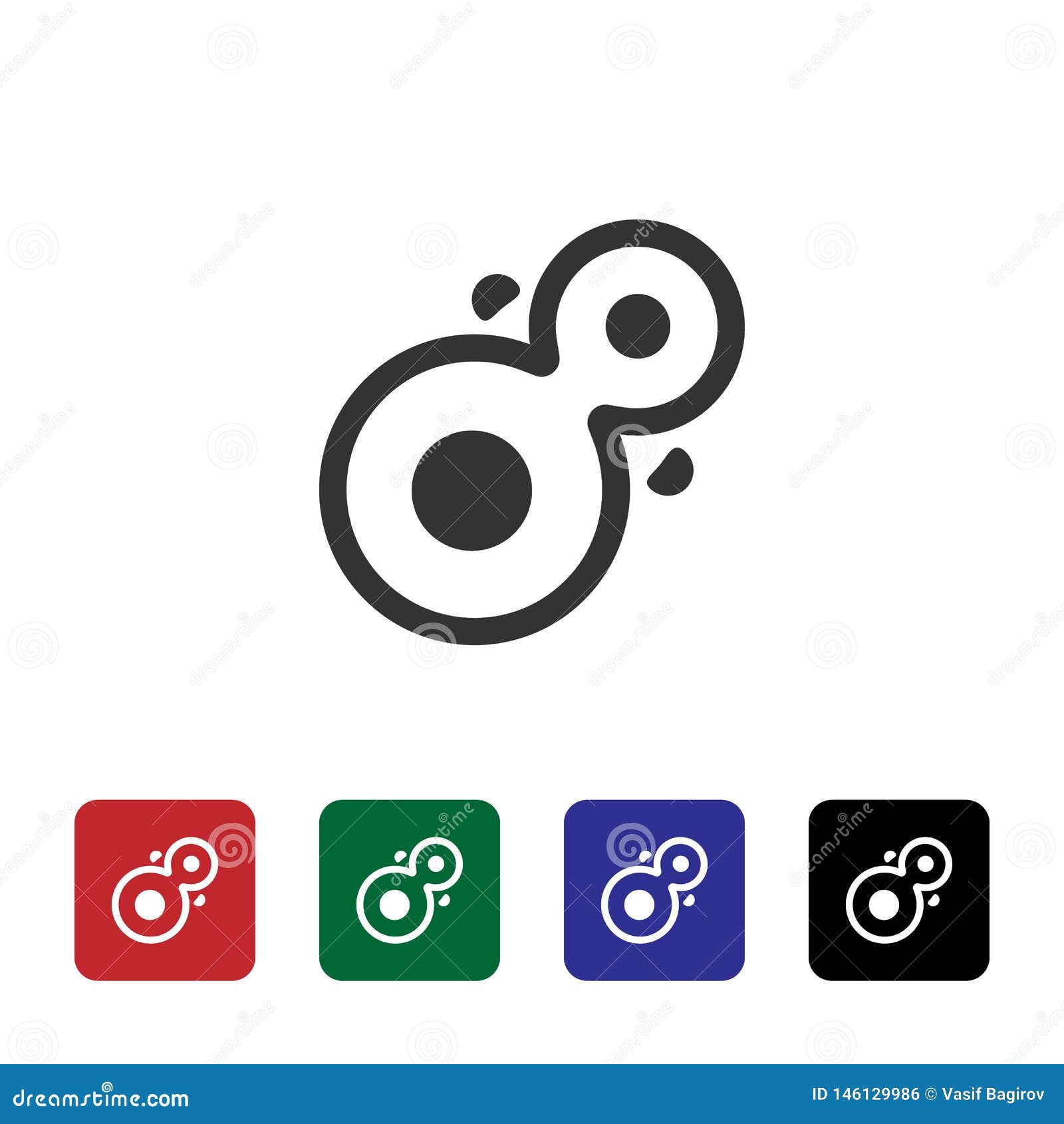 Cell, Division Vector Icon. Simple Element Illustration from ...