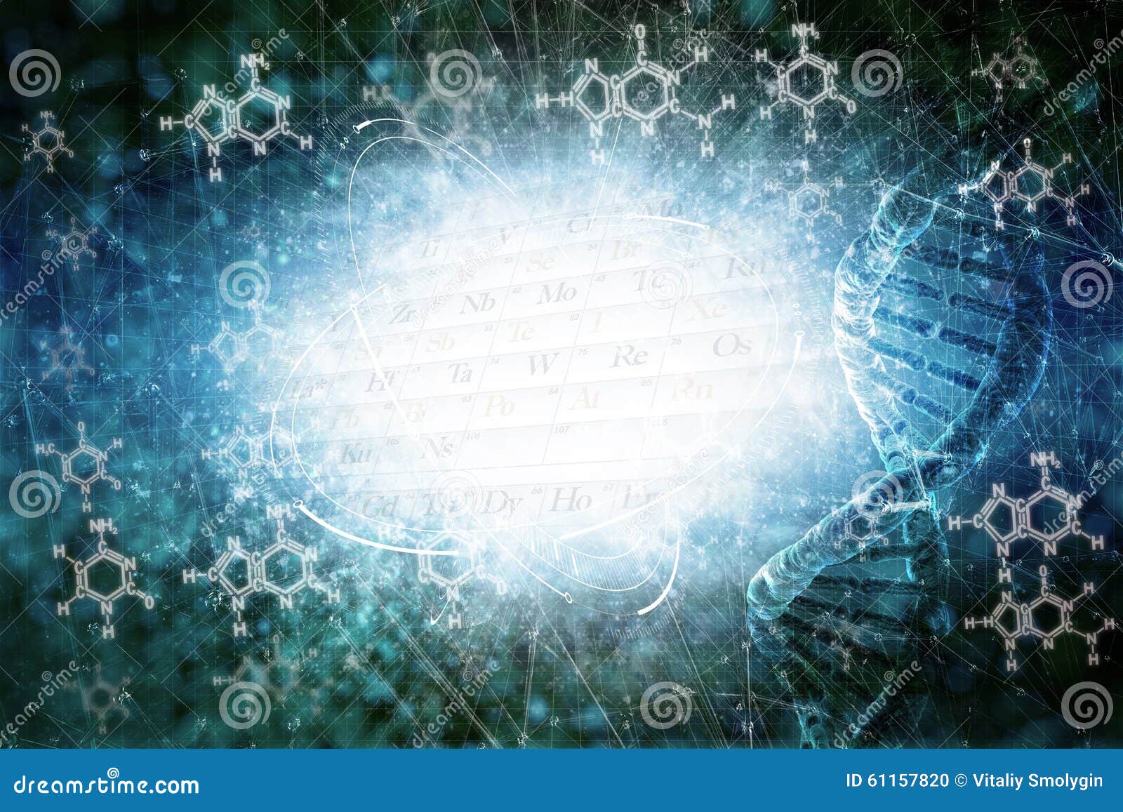 Cell DNA stock illustration. Illustration of chromatid - 61157820