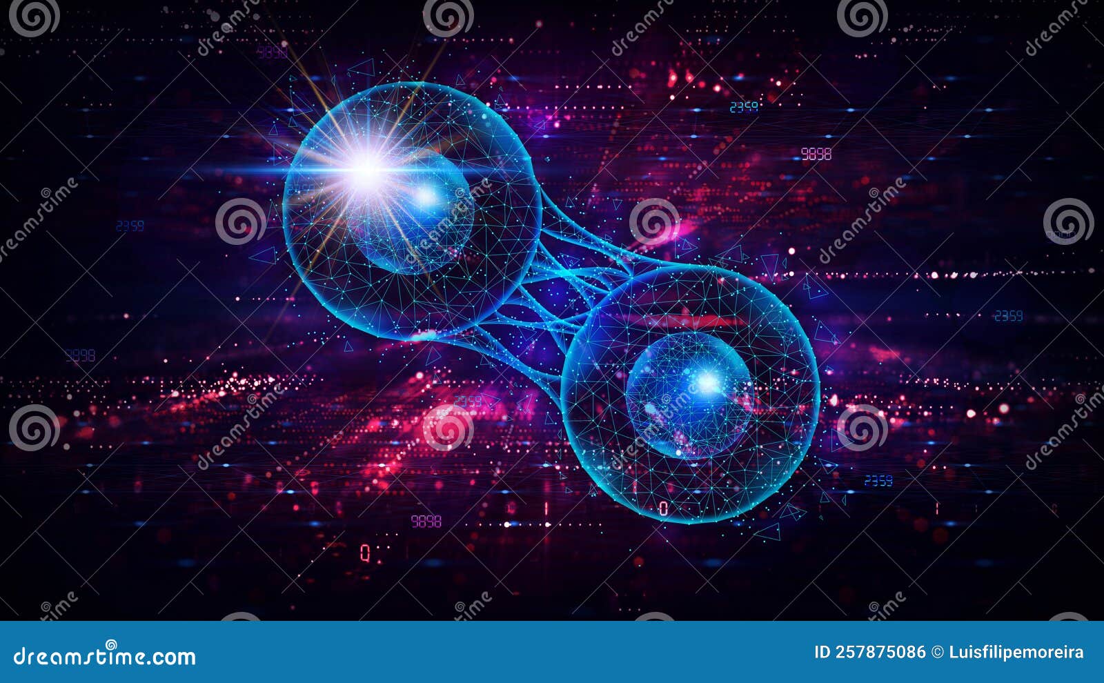 Cell Engineering and Cell Reprogramming - Conceptual Illustration Stock ...