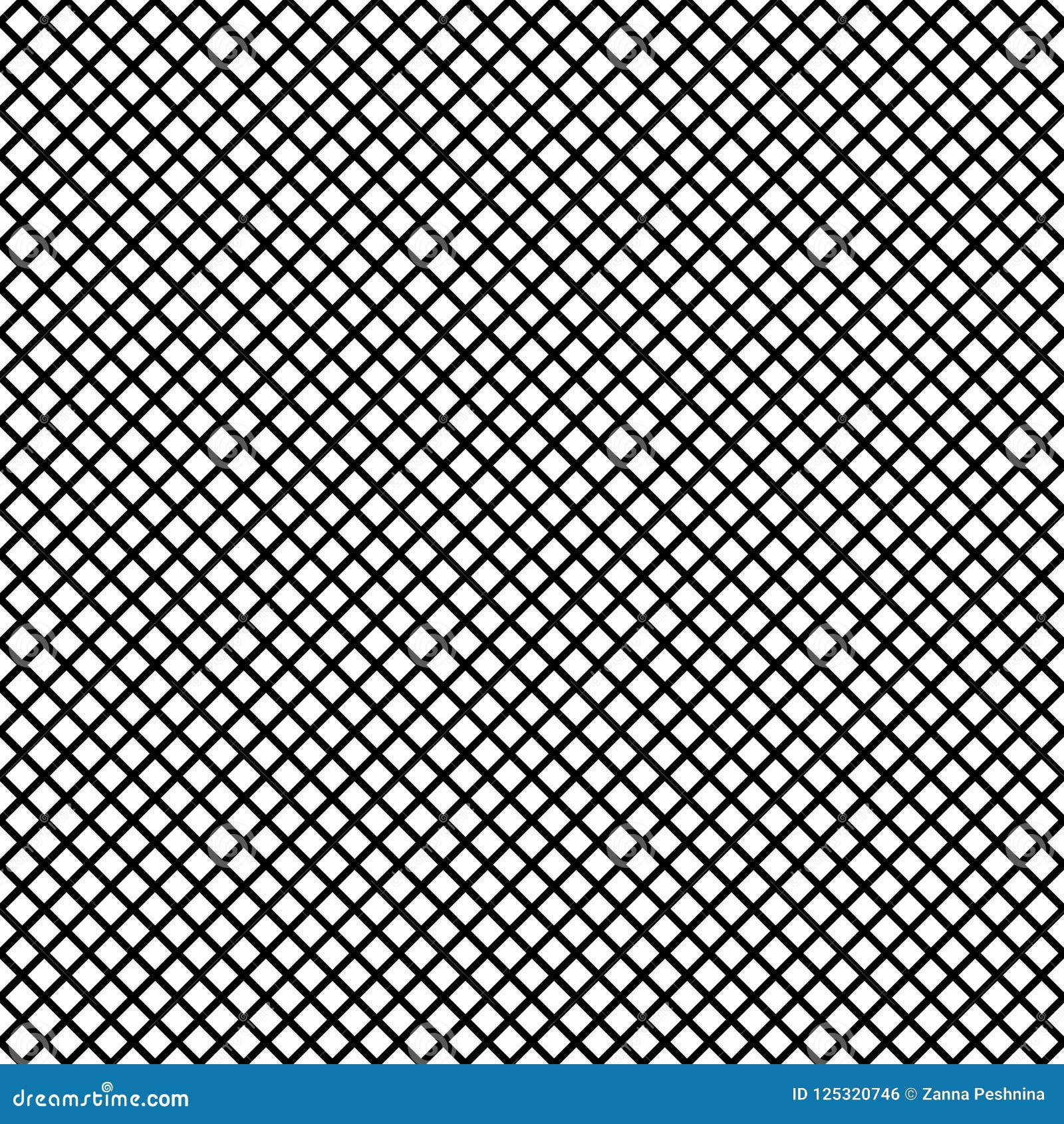 Cell, Grid with Diagonal Lines Seamless Background Stock Vector ...