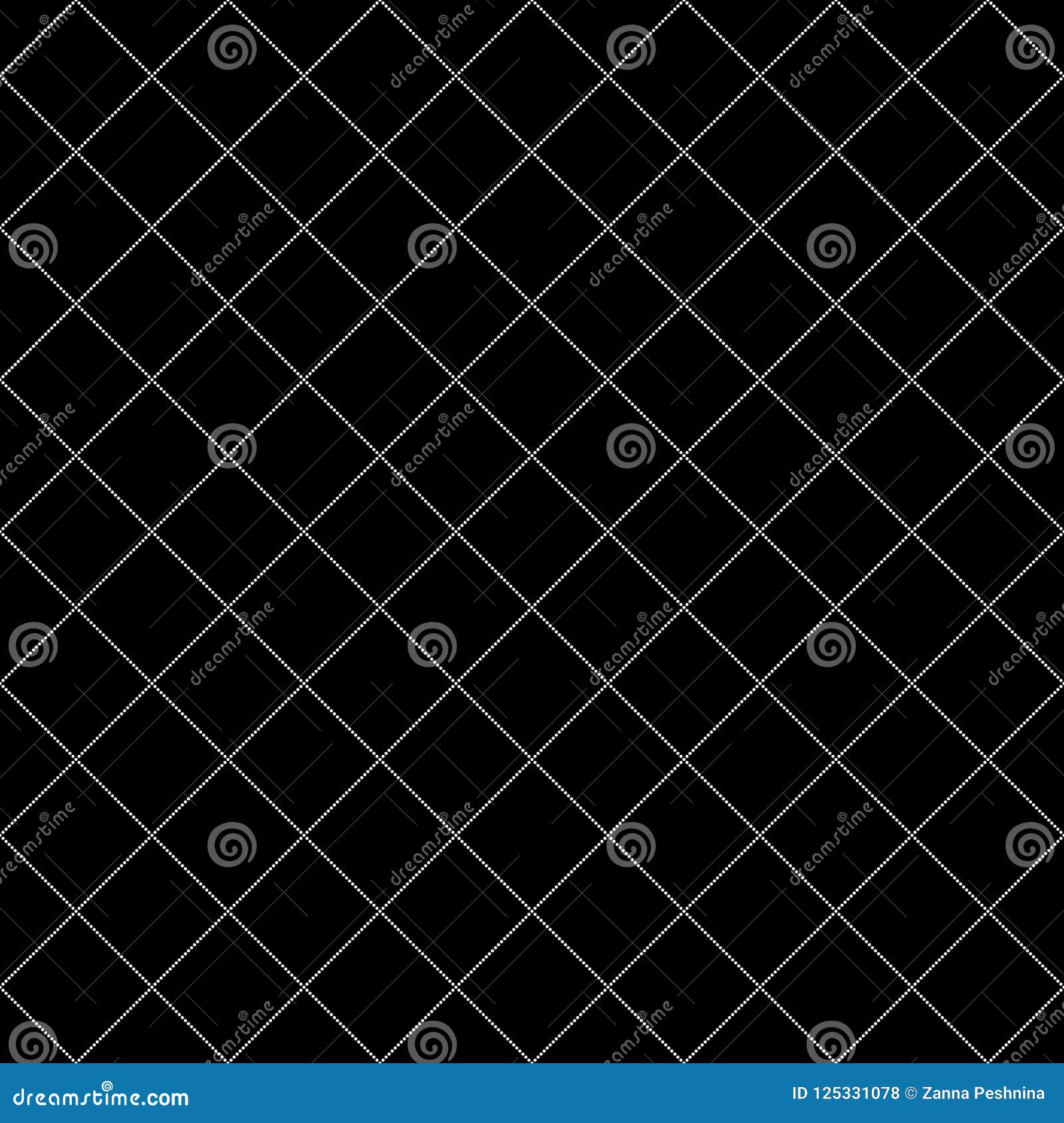 Cell, Grid with Diagonal Lines Seamless Background Stock Illustration ...