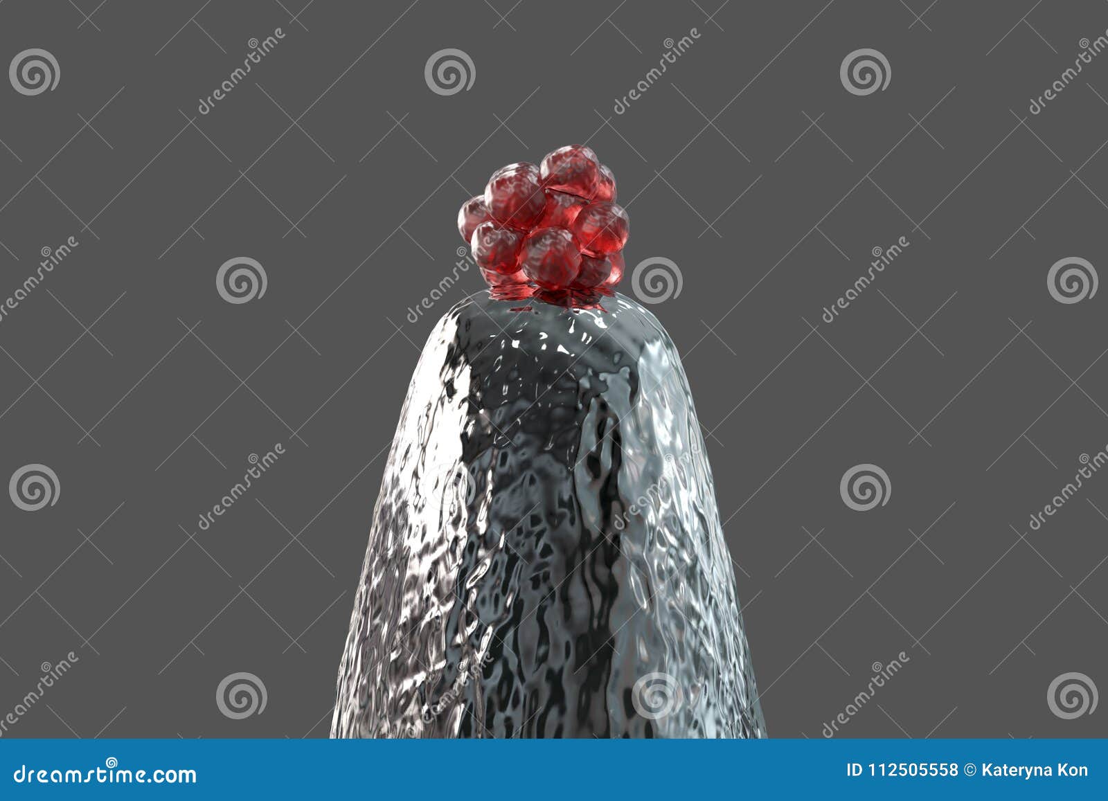 16-cell Human Embryo on a Needle Tip Stock Illustration - Illustration ...