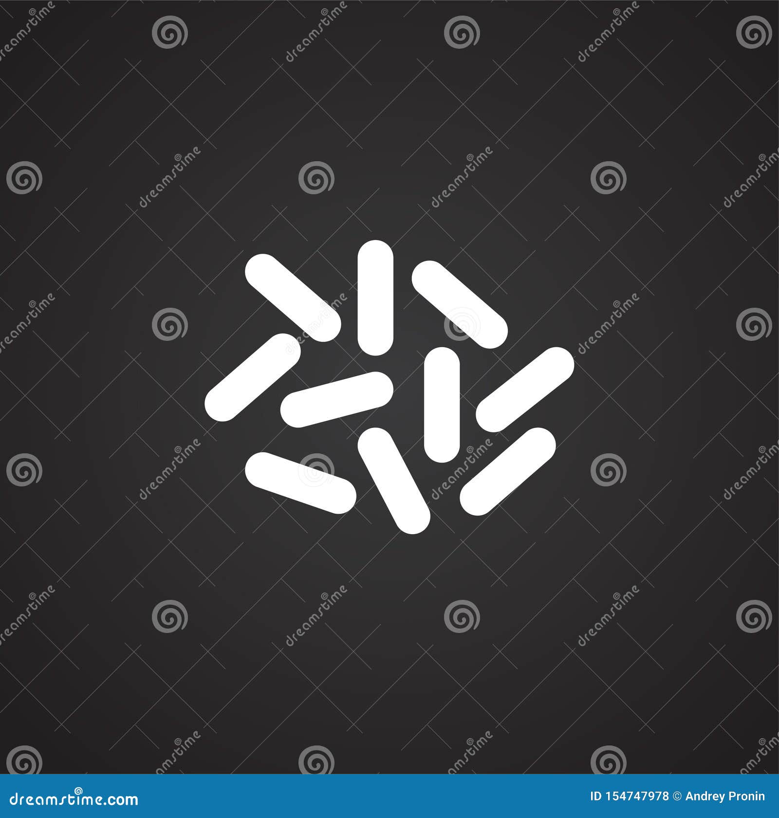Cell Icon on Background for Graphic and Web Design. Simple Illustration ...